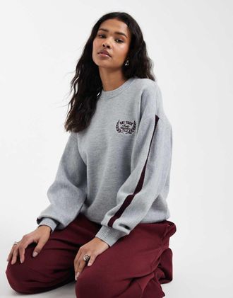 Cotton On Pull ample en maille - Gris clair