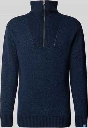 Scotch & Soda Regular Fit Strickpullover mit Troyer-Kragen