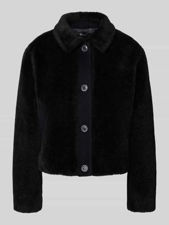 Marc Cain Webpelzjacke mit Umlegekragen