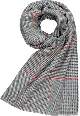 Eagle Herren Schal grau Schur-Wolle gemustert