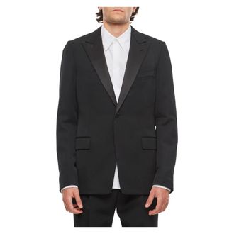 Lanvin Zweireihige Jacke - - Jackets - Herren - Schwarzk - XL