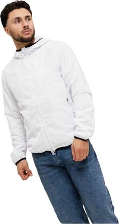 Emporio Armani Homme, Vestes, Blanc, Taille: XL Windbreaker 8Npb22