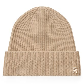 Tommy Hilfiger M&uuml;tze Tommy Hilfiger Th Cashmere AW0AW17772 Beige