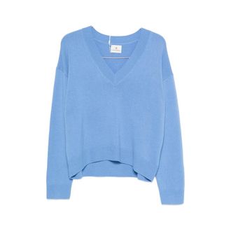 Anine Bing Lee V-Ausschnitt Kaschmirpullover - - Knitwear - Damen - Blau - S