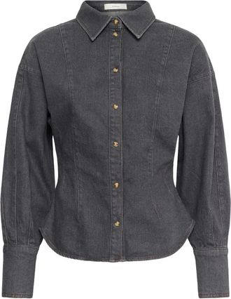 Inwear Chemise en jean - Femme - Blouses et Chemises - Gris - Taille: 36 FR