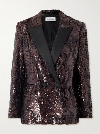Veronica Beard Veste En Satin À Sequins Sevyn - Multicolore