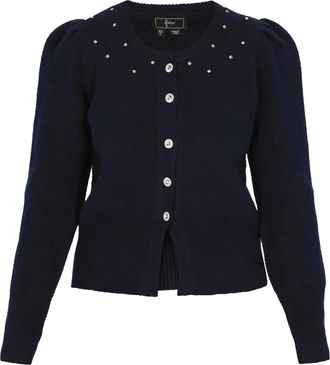 Faina Strickjacke Frauen Marine