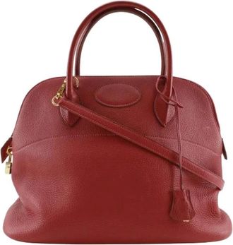 Herm&egrave;s Sac &agrave; main Bolide 35 Pre-owned - Femme - Pre-owned - Rouge - Taille: ONE Size