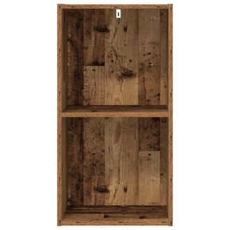 Generic Aufbewahrungs-B&uuml;cherregal, Vertikaler Offener Regal-Organizer, B&uuml;cherregal aus Holzwerkstoff f&uuml;r Wohnzimmer, Schlafzimmer, B&uuml;ro (Altes Holz 71)