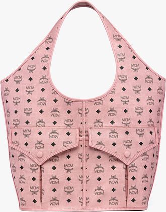 MCM Leni Shopper in Visetos