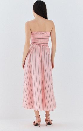 Next Midikleid Festliches Bandeau-Midikleid mit gerafftem Mieder (1-tlg)
