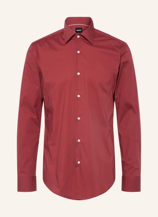 HUGO BOSS Hemd Joe Regular Fit rot
