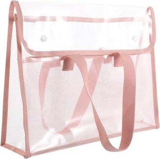 Beaupretty ibasenice Paquet Fourre-tout Transparent Imperm&eacute;able en Pvc Grosse Capacit&eacute; L&eacute;ger et Pliable Paquet de Plage Multifonction pour Natation Shopping et S