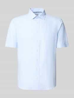 Jake*s Slim Fit Freizeithemd aus Leinen-Mix