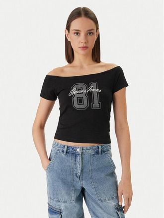 Guess T-Shirt W6GI07 J1314 Schwarz Regular Fit