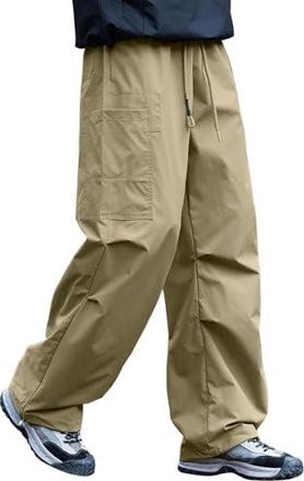 Generic Pantalon Randonn&eacute;e Homme Pantalons De Randonn&eacute;e Chantier Bucheron Cargo Noir Travail Etanche Cycliste Multipoches Bleu Large Jogging Utilitaires VTT P