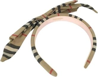 Burberry Pre-owned Alice band - Femme - Pre-owned - Beige - Taille: ONE Size