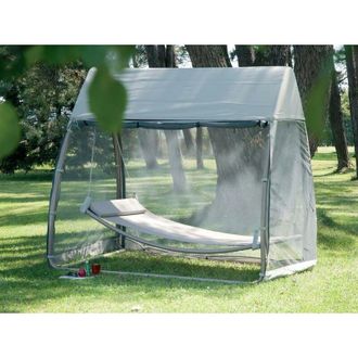 M&S Collection M&s - Hamac balancelle avec moustiquaire zippée Taupe 233x139x205 cm