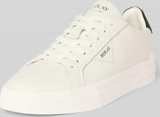 Replay Sneaker aus beschichtetem Leder mit Label-Details Modell EVAN