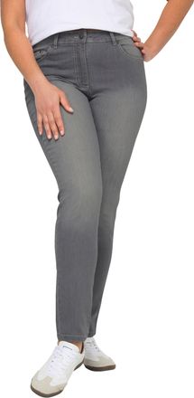 Angel Of Style Jeans Emma, Slim Fit, mit Stretchkomfort. Schmale und Bequeme 5-Pocket. Bund mit Gürtelschlaufen, Knopf und Zipper