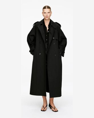 Arket Oversize-Trenchcoat -Schwarz