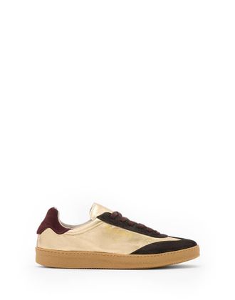 AllSaints Thelma Met - Baskets - Marron/dor&eacute;-Jaune