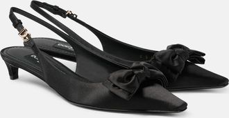 Dolce & Gabbana Slingback-Pumps aus Satin