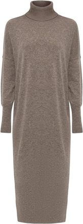 Paul & Shark Wollkleid mit Seitenschlitzen - - Dresses - Damen - Braun - XS