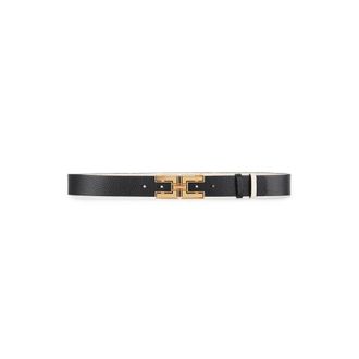Elisabetta Franchi Double Face Lederg&uuml;rtel mit Logo - - Accessories - Damen - Mehrfarbig - M