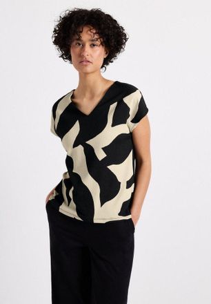 Street One T-Shirt mit V-Ausschnitt