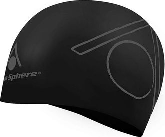 Aqualung Aqua Sphere AQTC1 Aquasphere Schwimmkappe, Schwarz, Carta-Fu&szlig;ball, Gr&ouml;&szlig;e 5, Einheitsgr&ouml;&szlig;e