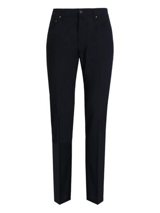 Jacob Cohen Hose mit Logo-Patch - Blau