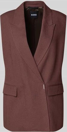 HUGO BOSS Slim Fit Kurzblazer aus Leinen-Viskose-Mix Modell JIA8