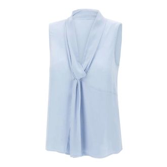 Liu Jo Femme, Tops, Bleu, Taille: 42 FR Liu Jo Top Light Blue
