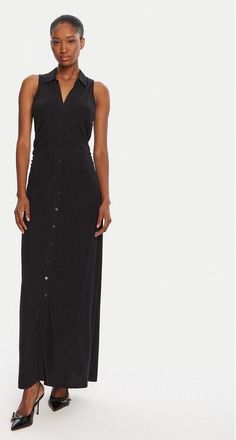 Guess Kleid 176871 Schwarz Classic Fit