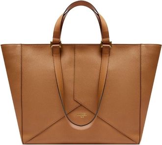 Lancel Shopper Lancel Cabas / Shopping Enveloppe Camel Femme