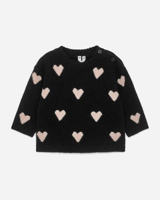 Arket Strickpullover Mit Intarsienmotiv -Beige