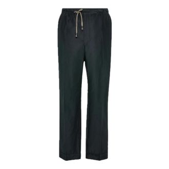 Maison Margiela Baumwoll-Hose mit Kordelzug - - Trousers - Herren - Blau - M