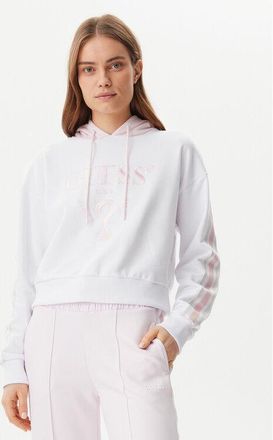 Guess Sweatshirt V5GQ17 KCRT1 Weiß Regular Fit