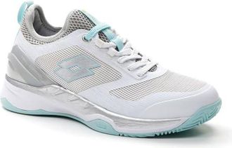 Lotto Femmes Mirage 200 Clay Chaussures De Tennis Chaussure Terre Battue Blanc - Argent 38,5