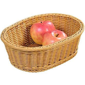 KESPER 19804 Brot und Obstkorb, 29,5 x 23 x 9,5 cm, braun