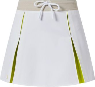 Lacoste Minirock mit Kordelzug - Weiß