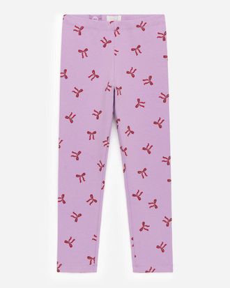 Arket Bedruckte Jersey-Leggings -Lila