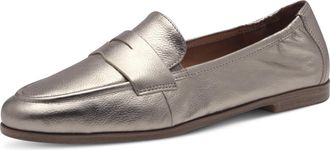 Tamaris Slipper Damen Elegant Blockabsatz metallic,EU 39