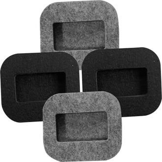 Valiclud 8 Stück Teiliges Filz möbelgleiter mit Rutschfestem Design Geräuschdämpfend und Kratzschutz für Stuhlbeine und Strapazierfähige Filzpolster für Hartho