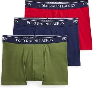 Polo Ralph Lauren Lot de 3 boxers en coton