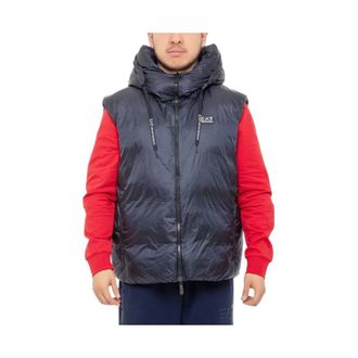 Emporio Armani Wende-Steppweste - - Jackets - Herren - Blau - L