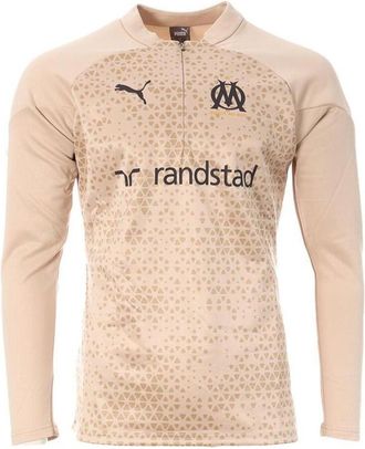 Puma Olympique de Marseille Herren Beiges Fu&szlig;ball-Oberteil