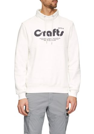 s.Oliver Sweatshirt mit Stehkragen und Frontprint