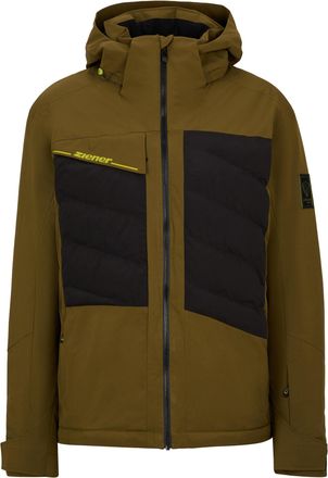 Ziener Herren Tidal-Z Ski Snowboard-Jacke | atmungsaktiv, wasserdicht, Seaweed, 60